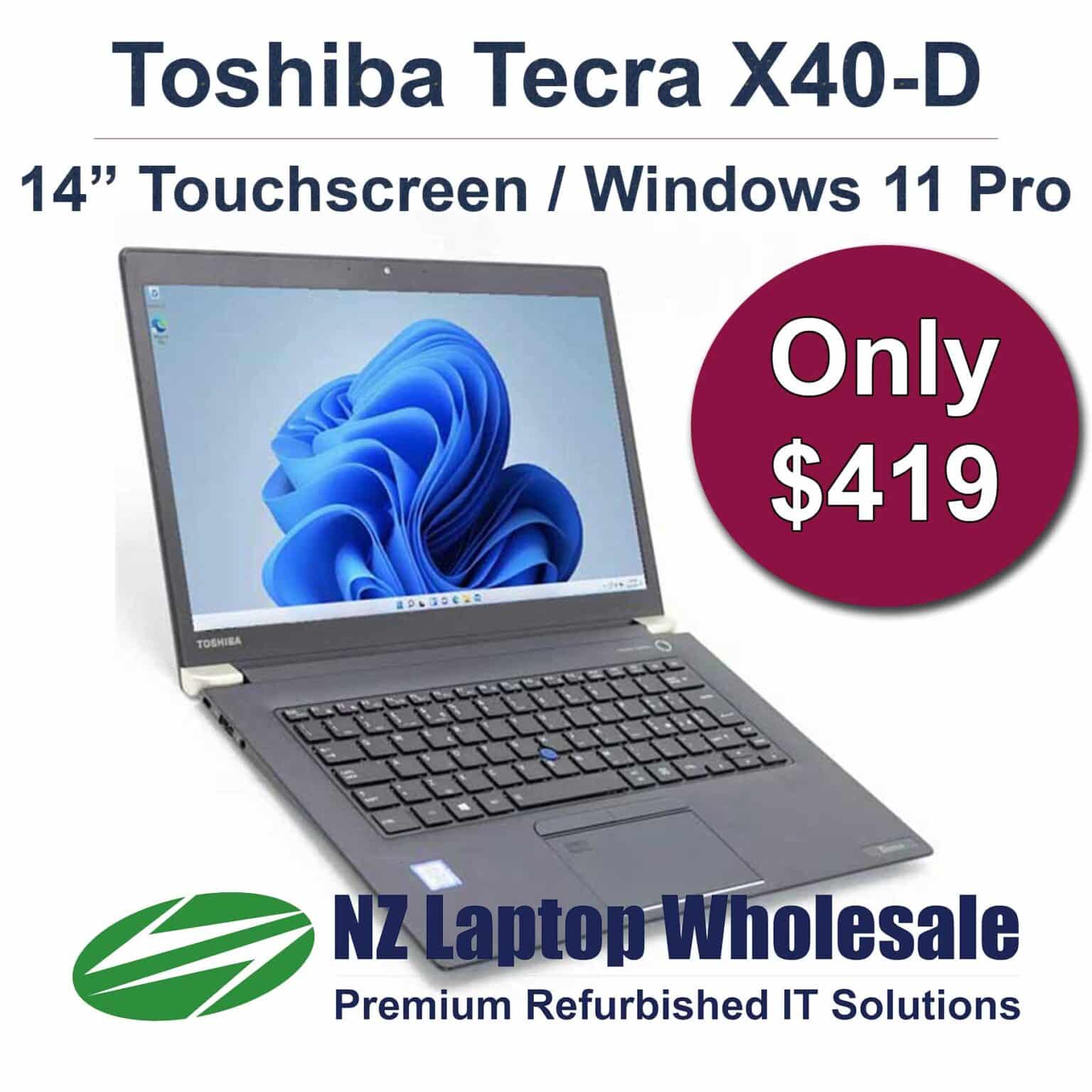 Toshiba Tecra X40-D Touchscreen | i5 | Windows 11 Pro – Cheap, Reliable ...