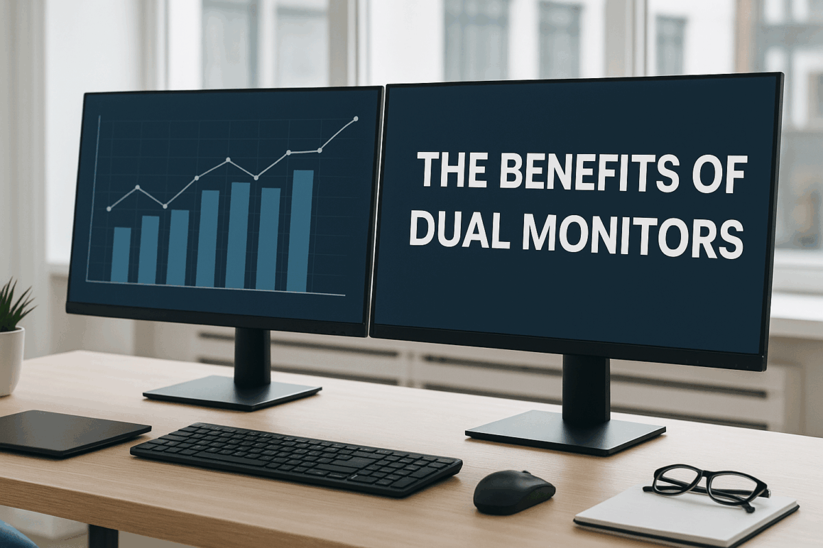 Dual Monitor Setup Bundles – Screens, Arms & Docking Included - NZ ...