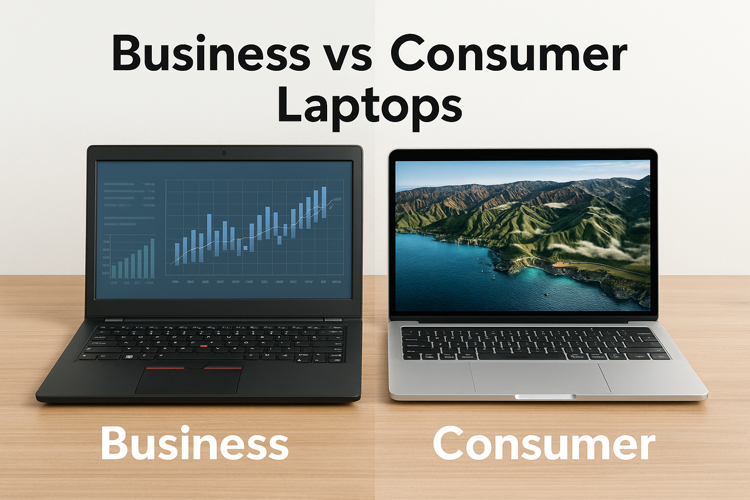 Business vs Consumer Laptops: What’s the Difference?