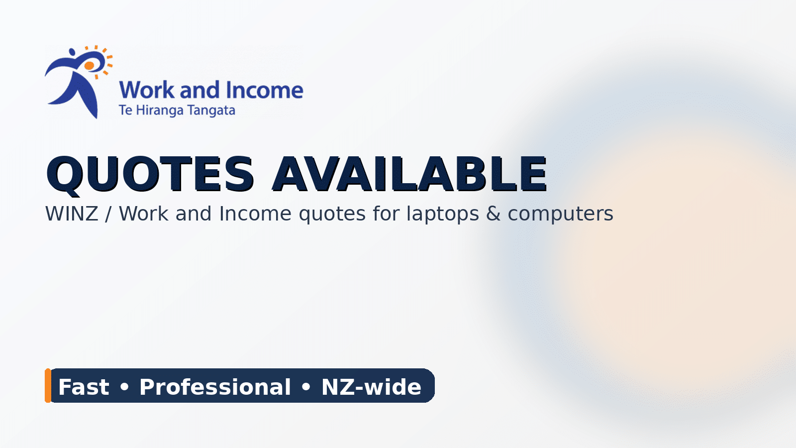 WINZ Quotes for Laptops & Computers | NZ Laptop Wholesale